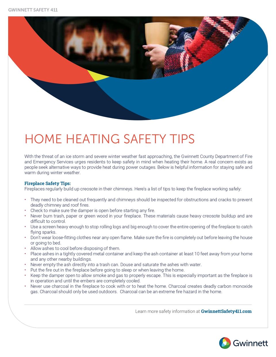 Home Heating Safety Tips – Gwinnett CFA